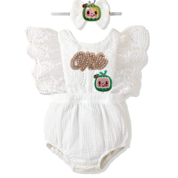 boutique | One Pieces | Cocomelon Dress Watermelon Outfit Romper Coco ...